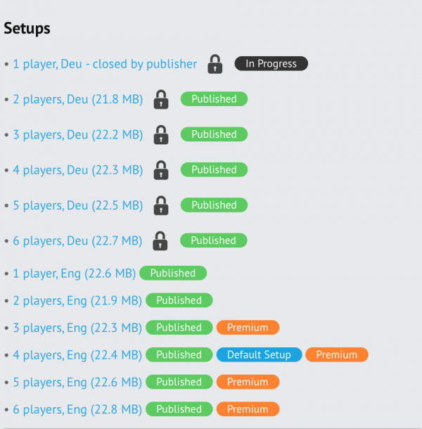 Game Designer Checklist – Tabletopia